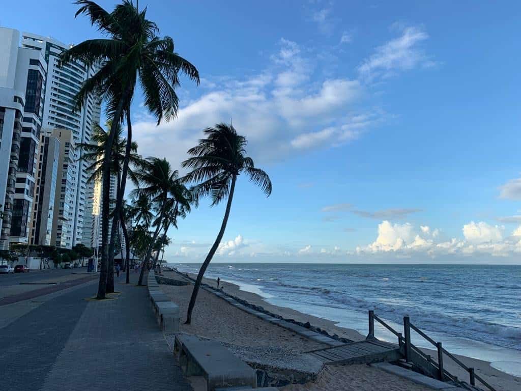 Praia de Boa Viagem, uma das maravilhas de Recife